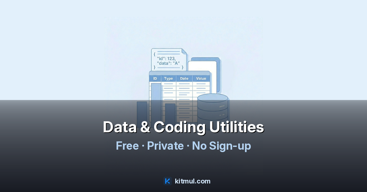 Developer Utilities for Everyday Coding Tasks - Kitmul